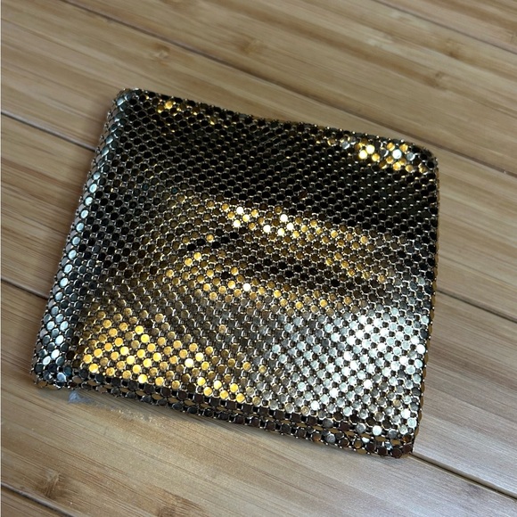 Bags | Vintage Whiting Davis Gold Metal Mesh Wallet Change Purse | Poshmark